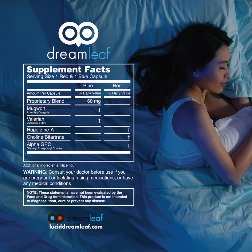 Dream Leaf™ Lucid Dreaming Supplement (30 Night Supply) – Lucid Dream Leaf